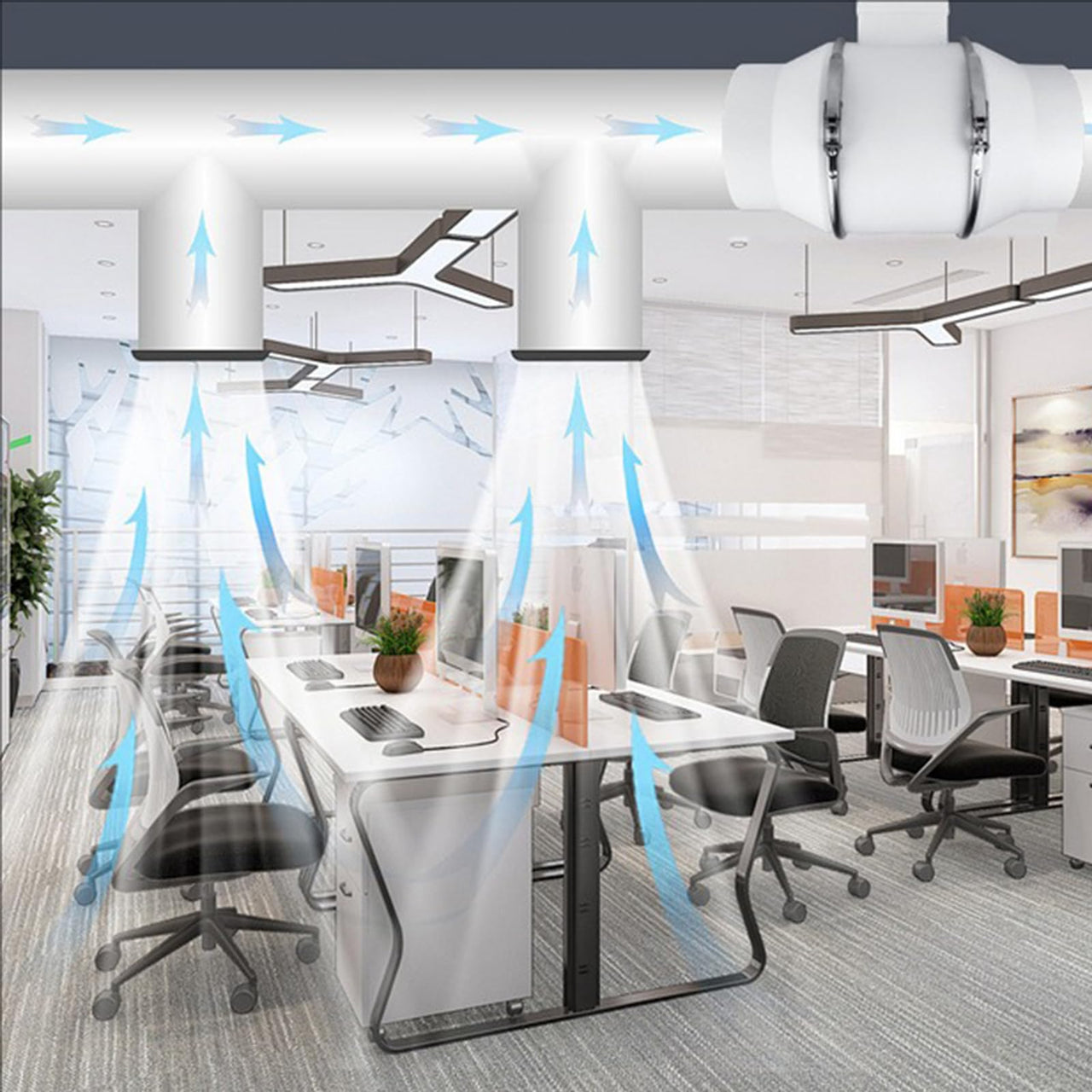 4" Inline Extractor Fan Exhaust Duct – Homyspire