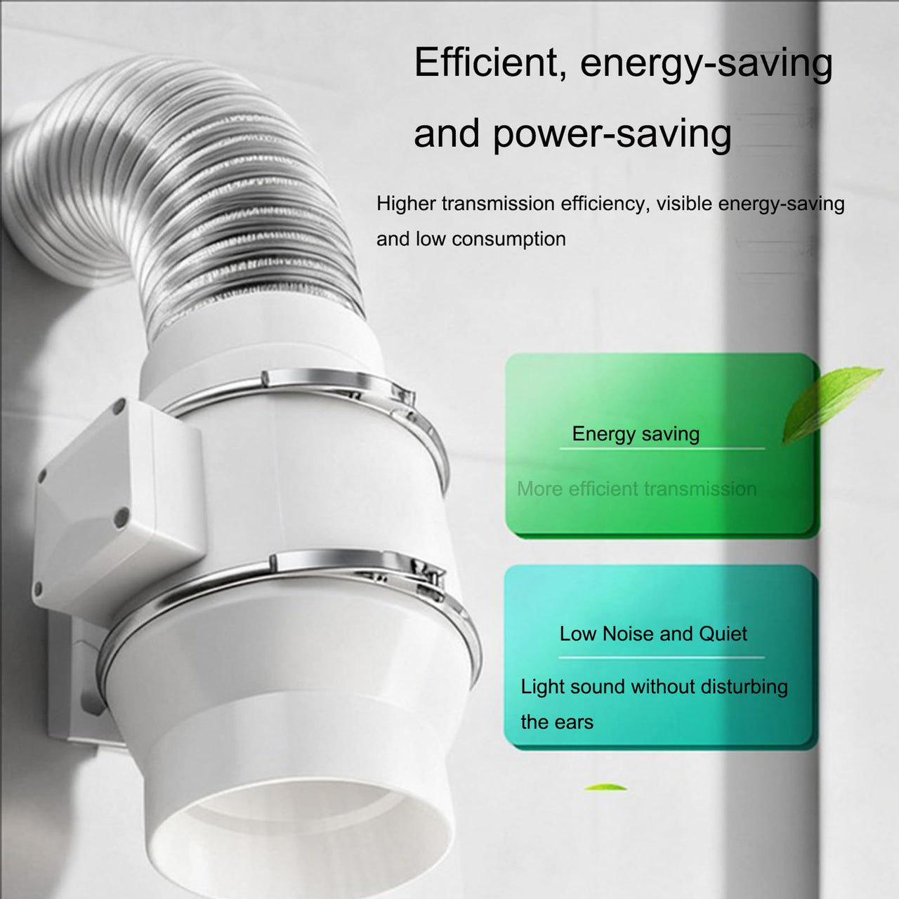 4" Inline Extractor Fan Exhaust Duct – Homyspire