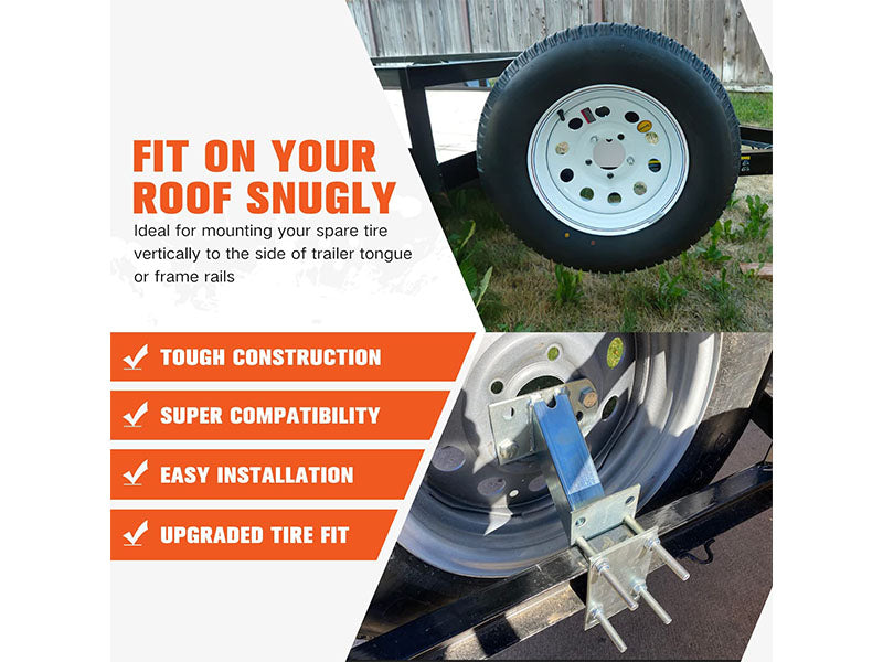 Trailer Wheel Bracket Spare Tire Carrier – Homyspire